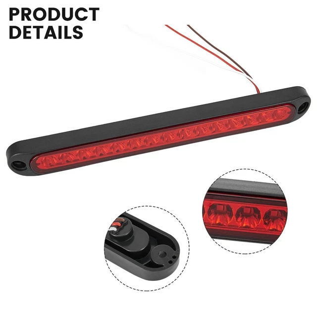 VOITURE L GER ACCESSOIRES Feu Arri re LED Feux Stop Barre Clignotant ...