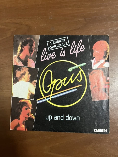 OPUS - LIVE IS LIFE - 45 RPM - CARRERE 1984 "FRANCE" Disco Vinile Giri Vintage EUR 3,90 ...