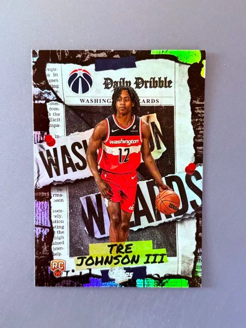 TRE JOHNSON III 2025-26 Topps Flagship Dribble giornaliero #DD-36 EUR 0 ...