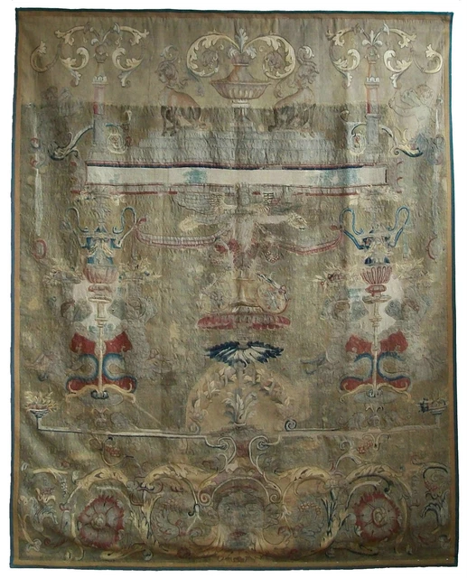 PERINO DEL VAGA (After) - Important Flemish Grotesque Tapestry - Circa ...