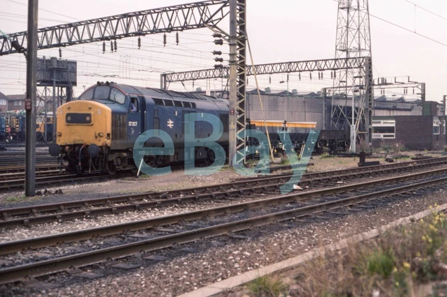 35MM RAILWAY SLIDE of Class 37 37207 @ Bescot Copyright to Buyer £4.99 ...