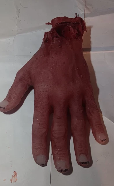 HORROR MOVIE PROP severed hand oddities gore haunt Halloween oddities ...