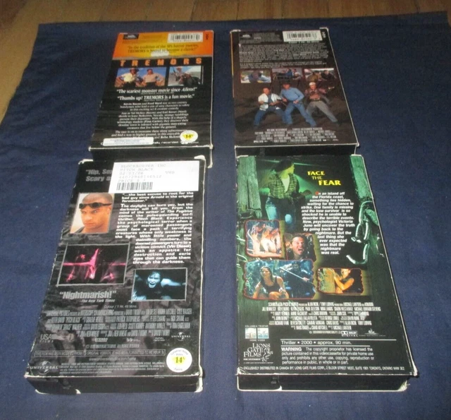 CREATURE FEATURE 4-MOVIE Bundle (VHS, from the 1990s up to 2000) $38.99 ...