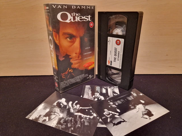 THE QUEST, JEAN Claude Van Damme, PAL VHS Video Tape +3 Exclusive ...