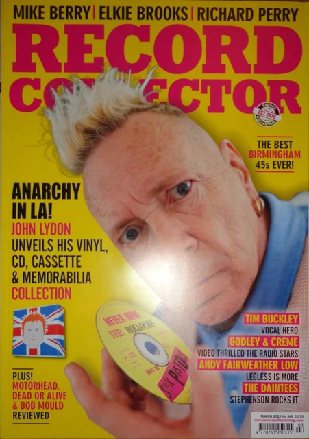 RECORD COLLECTOR - Mar 2025 - John Lydon, Tim Buckley, Godley & Creme ...