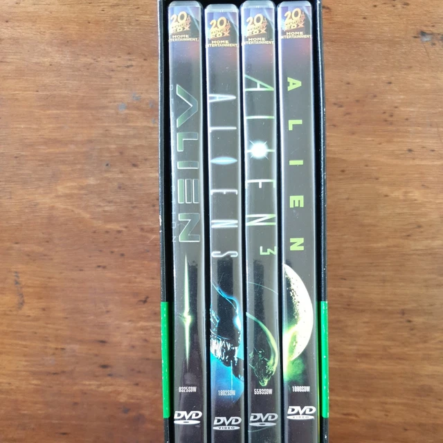 ALIEN LEGACY DVD Boxset Alien Aliens Aliens 3 Ressurection R4 LIKE NEW ...