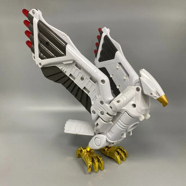 WHITE RANGER FALCONZORD Ninja Eagle Bird Mighty Morphin Power Rangers ...