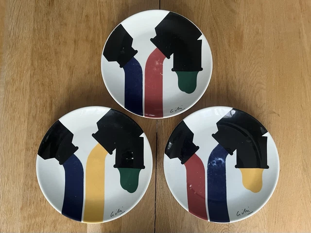 CLAUDE GILLI 1987 "lot de 3 assiettes » signées/numérotées EUR 179,00 ...