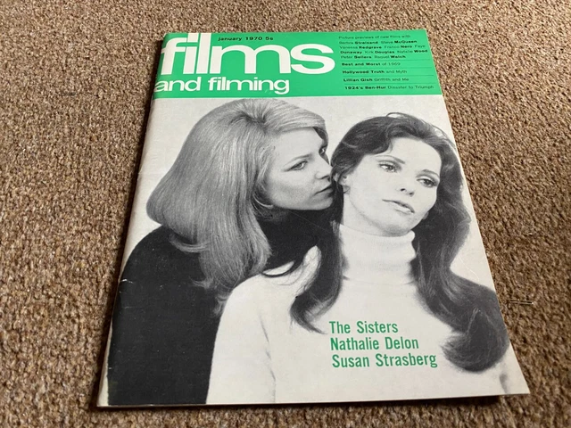 FILMS AND FILMING Magazine 1970 Jan Natalie Delon Susan Strasberg ...