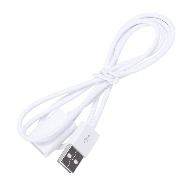 2X UNE CÂBLE D'Extension de Cordon Rallonge Pour Pc Portable Blanc F9D8 ...