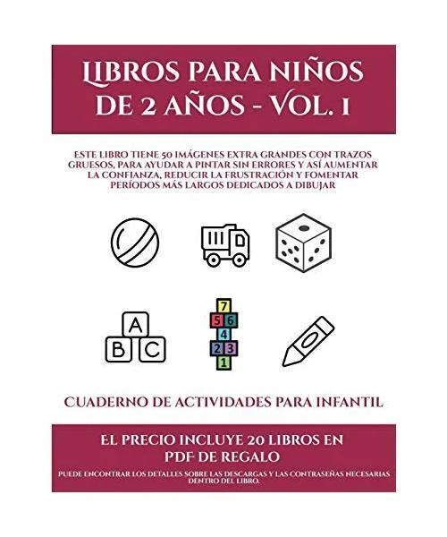 CUADERNO DE ACTIVIDADES para infantil (Libros para niños de 2 años - Vol. 1): EUR 26,00 ...