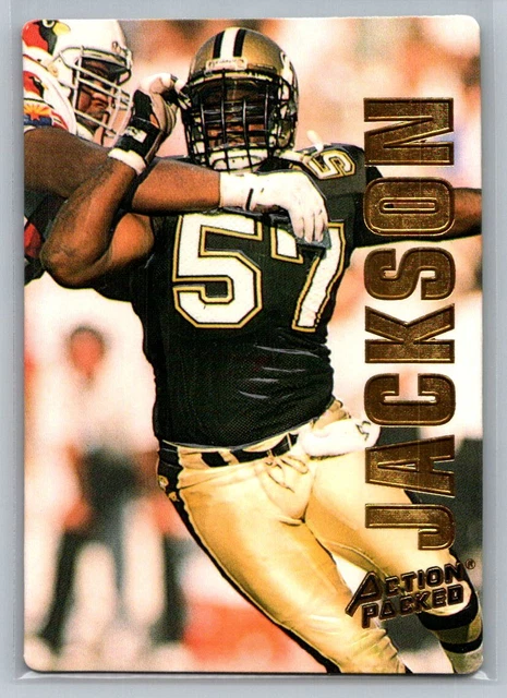 RICKEY JACKSON ACTION Pack 1993 66 New Orleans Saints EUR 1,88 ...
