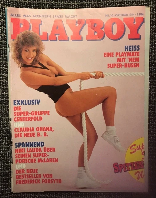 PLAYBOY HEFT NR. 10 Oktober 1984 mit Justine Greiner, Deutsche Ausgabe EUR 4,50 - PicClick DE