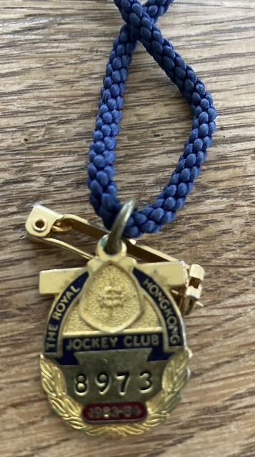 ROYAL HONG KONG Jockey Club ladies badge 1983-4 £75.00 - PicClick UK