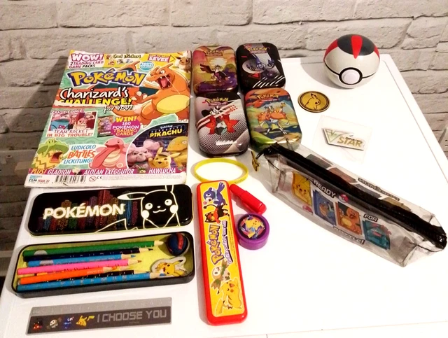 POKÉMON COLLECTORS BUNDLE – Mini Tins, Charizard Magazine & Talking ...