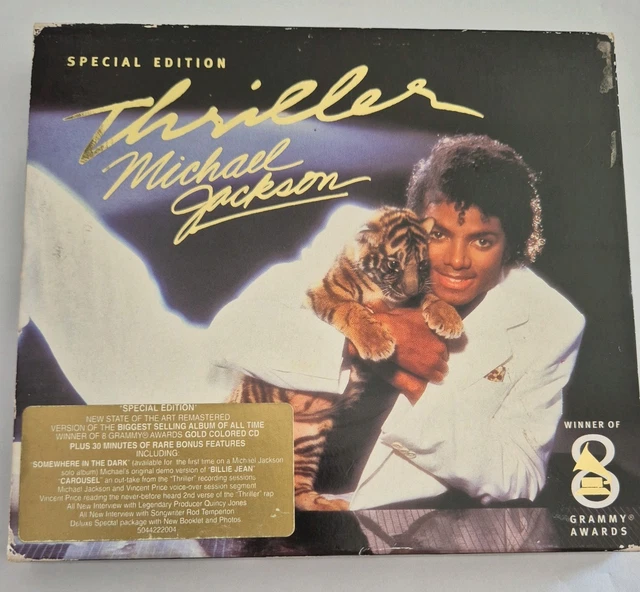 MICHAEL JACKSON: 'THRILLER' Remastered Special Edition... With Slipcase ...
