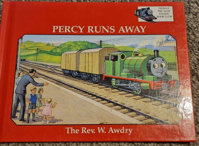 THOMAS THE TANK Engine Book Club "Percy Runs Away" And Percy's Promise ...