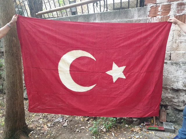 TURKISH OTTOMAN EMPIRE Turkey WW1 Battle Soldier Flag Very RARE £590.16 ...