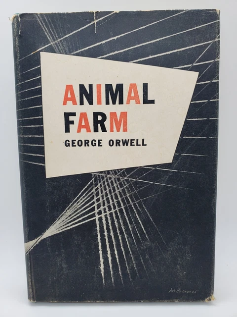 ANIMAL FARM BY George Orwell 1946 Harcourt Brace 1st Edition W/ Dust ...