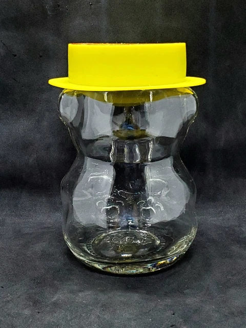 VINTAGE MAPLE SYRUP Glass Teddy Bear Jar Coin Piggy Bank $29.95 ...