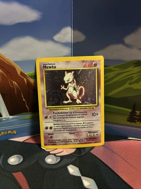 POKÉMONKARTE MEWTU 10/102 Holo Deutsch 1995 EUR 2,50 - PicClick DE