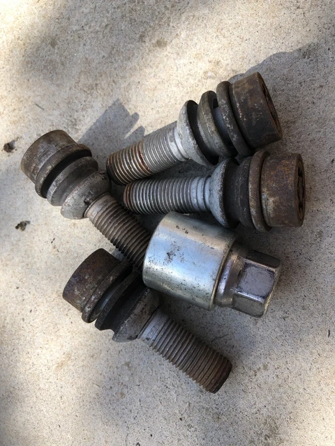 GENUINE VW T5 T6 TRANSPORTER LOCKING WHEEL NUTS BOLT KEY SET 19mm VAN ...