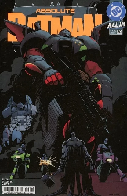 ABSOLUTE BATMAN #20 Nick Dragotta New NM 2nd Print Cover Bagged ...