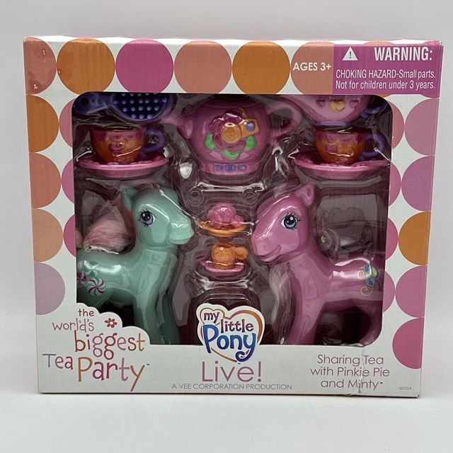 MY LITTLE PONY Live Worlds Biggest Tea Party Sharing Tea With Pinkie ...