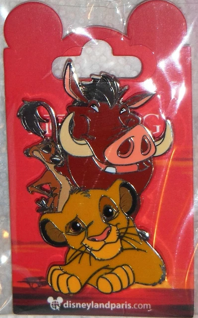 DISNEY PIN PIN'S Disney Simba, Timon et Pumbaa Disneyland Paris OE EUR ...