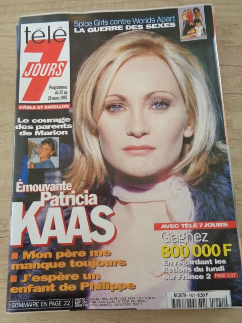 TÉLÉ 7 JOURS N° 1921 / 1997 SPICE GIRLS - PATRICIA KAAS EUR 12,90 - PicClick FR