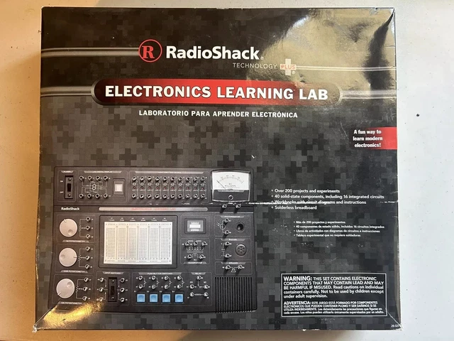 RADIO SHACK ELECTRONICS Learning Lab 28-027 - Complete New Open Box $98 ...