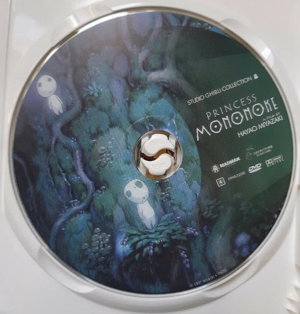 PRINCESS MONONOKE DVD Studio Ghibli Collection Hayao Miyazaki Madman ...