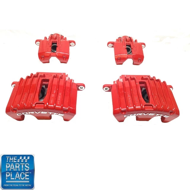 1997-2004 CHEVROLET CORVETTE C5 Z06 Red Brake Calipers - Set Of 4 EUR 1 ...