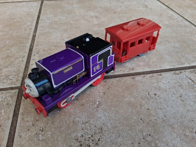THOMAS TRACKMASTER CHARLIE train with original truck. Battery Operated ...