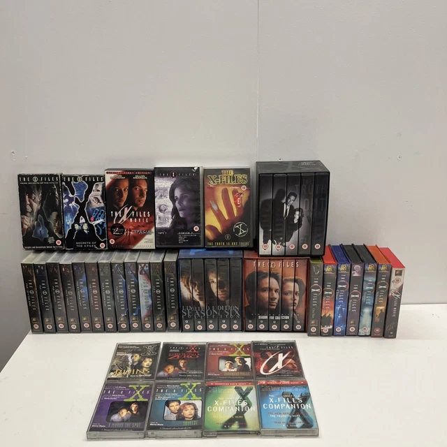 THE X-FILES - VHS Video Tape Collection Bundle - Hard Cases £21.51 ...