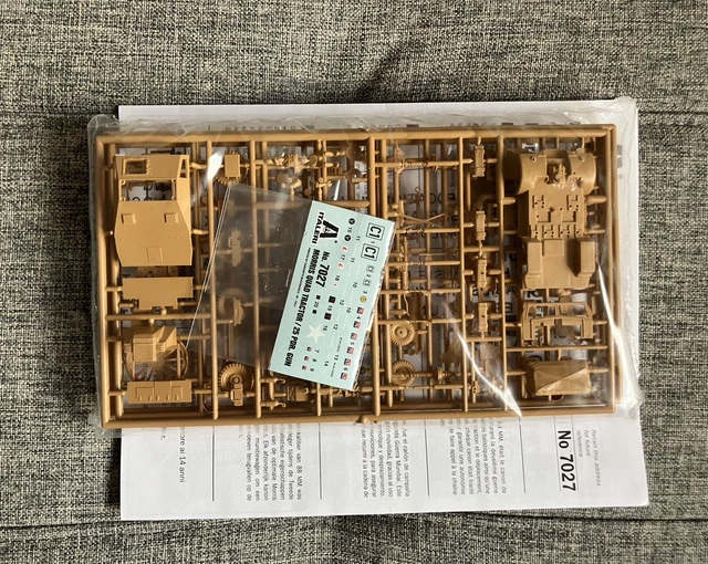 ITALERI WW2 MORRIS Quad Tractor With 25 PDR. Gun No. 7027 £57.36 ...