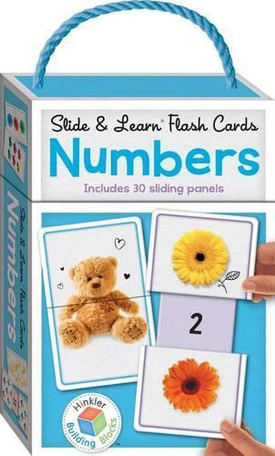 BUILDING BLOCKS SLIDE & Learn Flashcards Numbers by Hinkler Pty Ltd ...