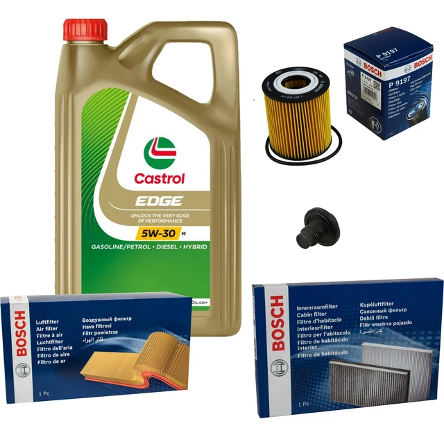 BOSCH INSPECCIÓN SET 5L castrol edge 5W-30 M para Mini Cooper de Unión ...
