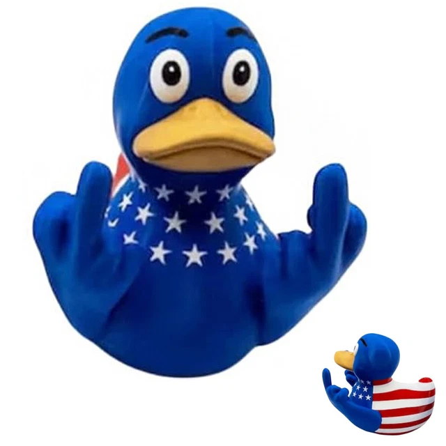 FUNNY MIDDLE FINGER Duck,Unique Middle Finger Rubber Ducks Figurines ...