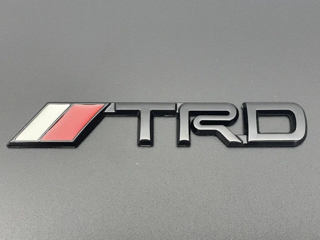 BLACK TRD BADGE JDM TOYOTA CELICA YARIS GR SUPRA STARLET COROLLA GT86 £ ...