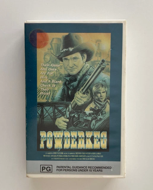 POWDERKEG [VHS] SUMMIT Video Big Box Ex-Rental Tape Western 1971 ...