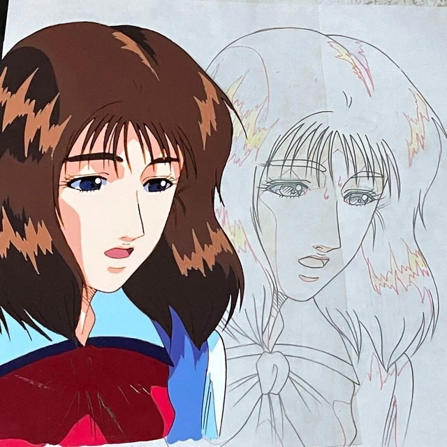 SLAM DUNK HARUKO Akagi Anime Original Cel Painting £784.21 - PicClick UK