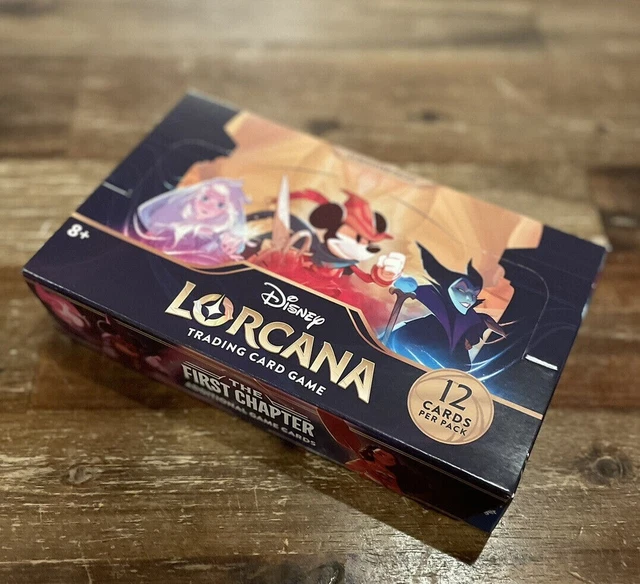 DISNEY LORCANA THE First Chapter Edition Booster Box IN HAND SEALED ...