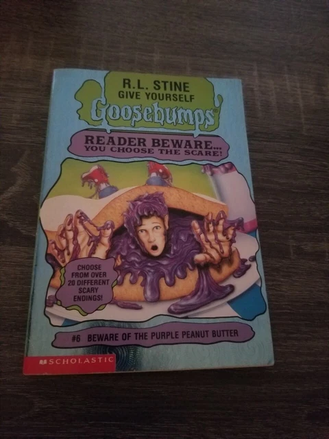 GOOSEBUMPS READER BEWARE #6 Beware Of The Purple Peanut Butter RL Stine ...