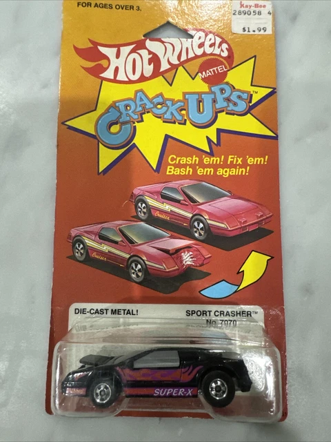 VINTAGE HOT WHEELS Hong Kong 1983 Crack Ups Sport Crasher No. 7070 ...