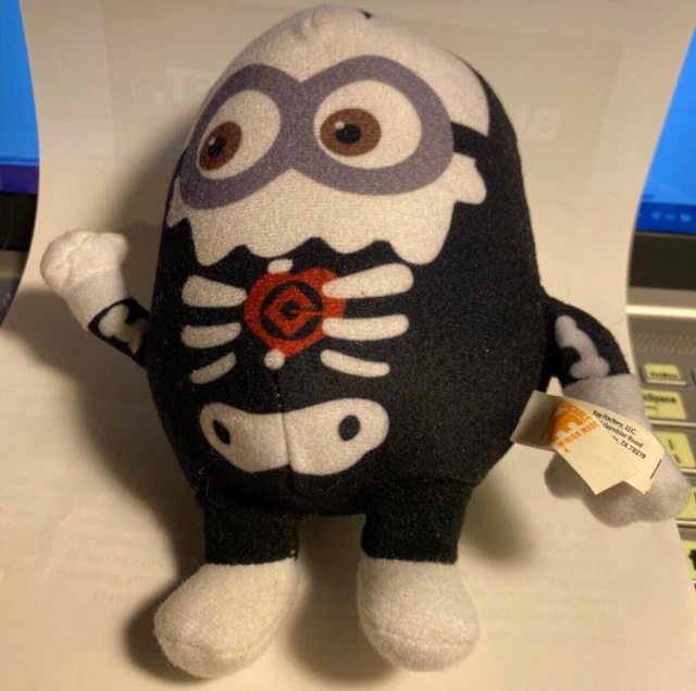 DESPICABLE ME PLUSH Skeleton Minion Stuffed Animal Doll Toy Factory 7 ...