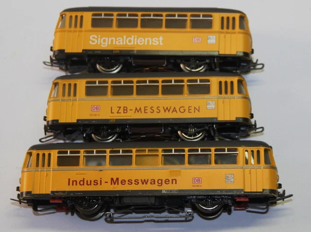 MÄRKLIN H0 INDUSI Messwagen+LZB-Messwagen+40182 Signaldienst Innenbel ...