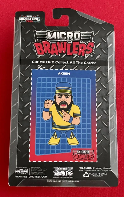 AKEEM - PRO Wrestling Tees Crate Micro Brawler Figure WWE WWF £29.00 ...