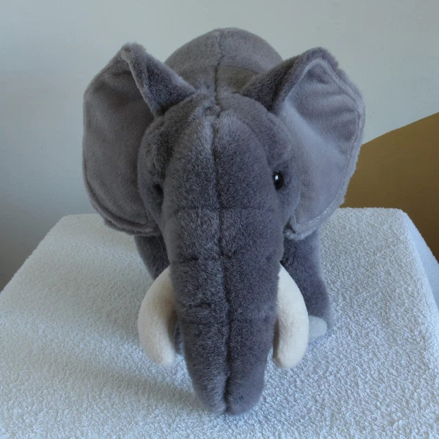 BORN IN AFRICA African Elephant Plush Toy Stuffed Animal Realistic ...