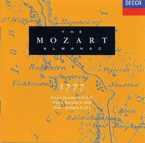 WOLFGANG AMADEUS MOZART The Mozart Almanac Vol. V 1777 - Piano Concerto ...